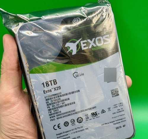 Жесткий диск Seagate Exos 18 Tb ST18000NM003D