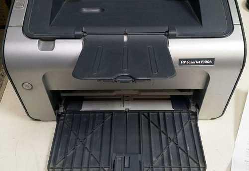 Принтер HP p1006, лазерный, А4