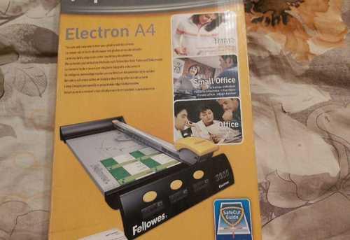 Резак для бумаги дисковый Fellowes Electron A4