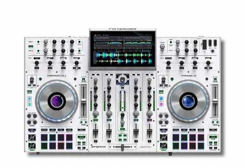 Dj контроллер Denon Dj Prime 4 white