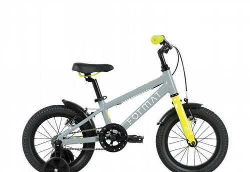 Велосипед детский Format Kids 14 (2022) серый