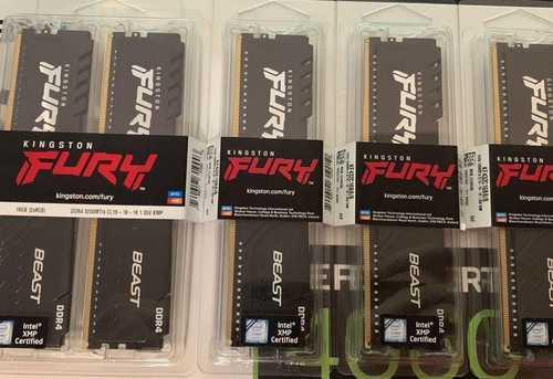 Оперативная память Kingston Fury DDR4 16gb новая