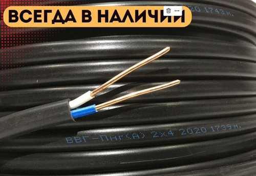 Кабель ввг п-нг 2х4.0 ту