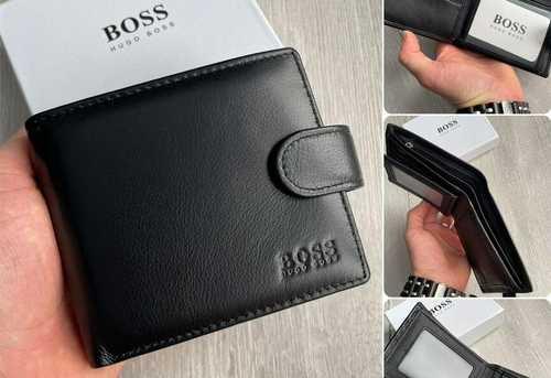 Мужской кошелек кожаный Hugo Boss