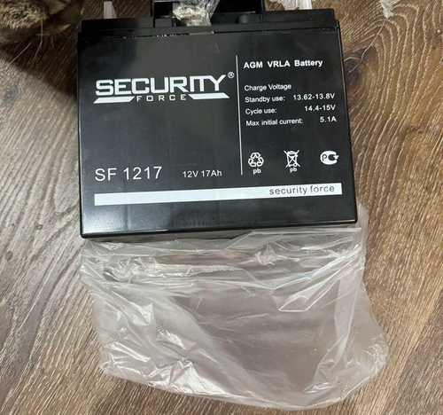 Аккумулятор Security Force SF 1217 (12V 17AH)