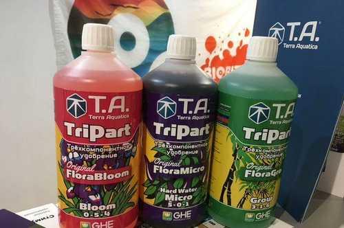 Удобрение T.A TriPart (GHE FloraSeries) HW 3x1 л