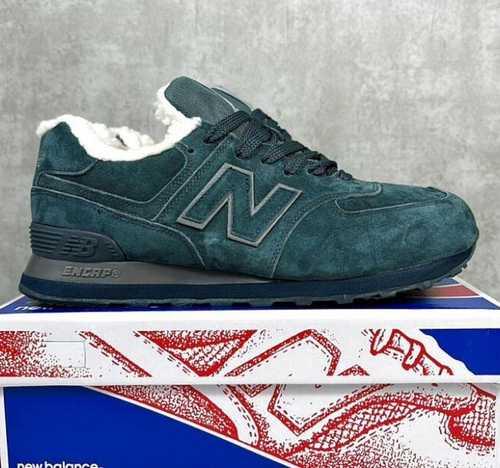 Зимние кроссовки New Balance 574 с мехом