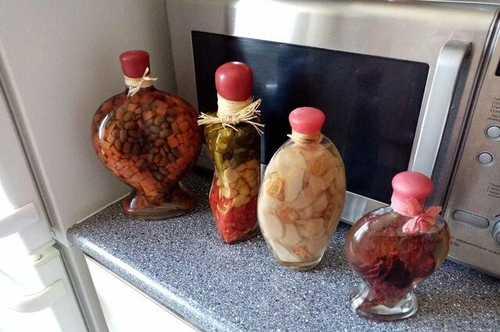 Бутылки декоративные для кухни