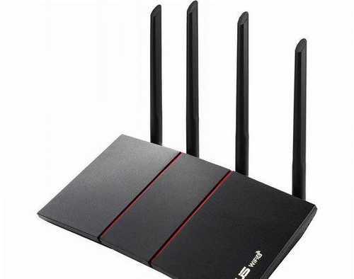 Wi-Fi роутер Asus RT-AX55, черный