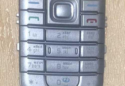 Кнопки(клавиатура) для Nokia 6233 серебро