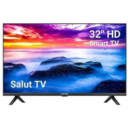 Новые 32" Salut TV Hartens HTS-32HDR11B телевизор