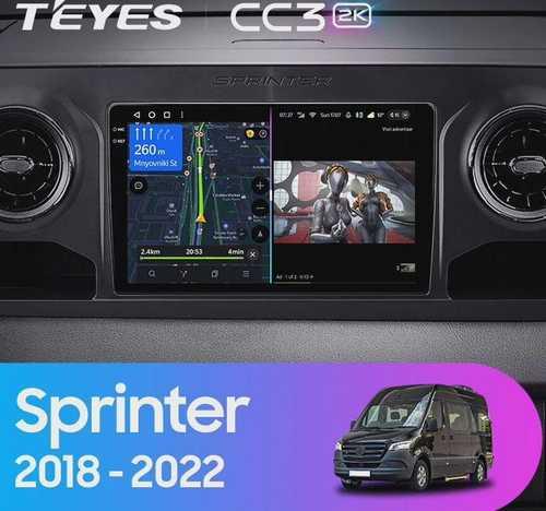 Магнитола для Mercedes-Benz Sprinter 2018-2022 10