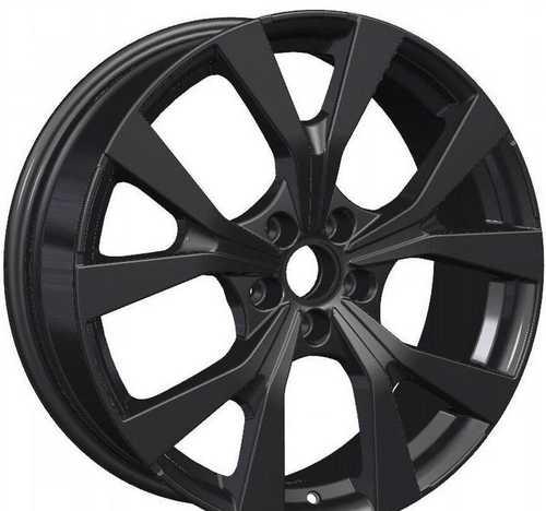 Литые диски 7x19 5x114.3 67.1 ET51 khomen KHW 1906 black