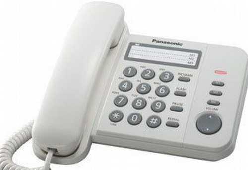 Стационарный телефон panasonic KX-TS2352RUW(белый)