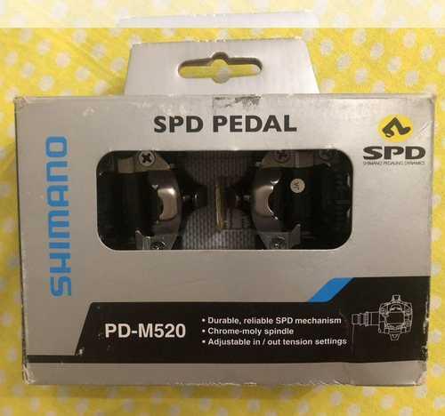 Контактные педали Shimano PD-M520