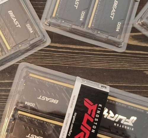 Оперативная память Kingston furry 16 gb