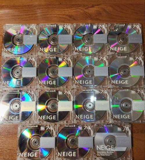 MD диски Sony серии Neige 74 минуты (Япония)