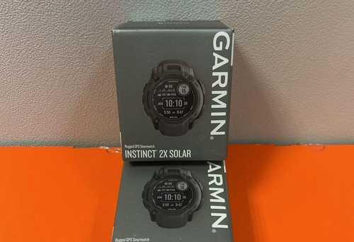 Смарт часы garmin instinct 2x solar зеленый мох