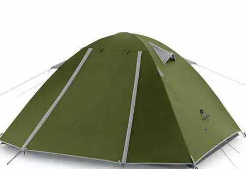 Палатка 4-местная, алюминиевый каркас, зеленая