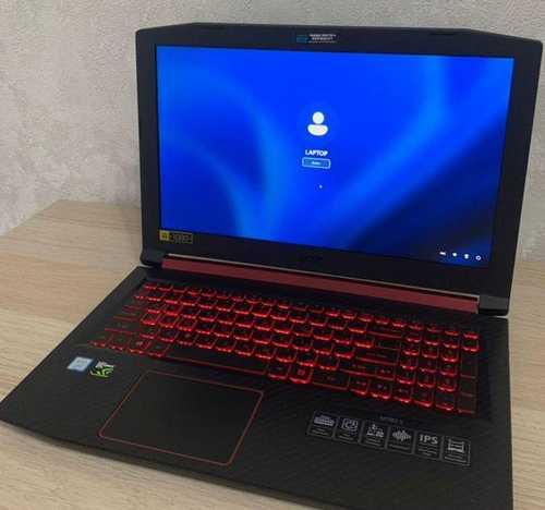 Игровой ноутбук Acer Nitro 5 Core i7/1050 Ti/SSD