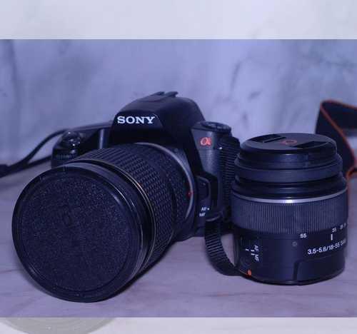 Фотоаппарат Sony A390   объектив 18-55mm SAM