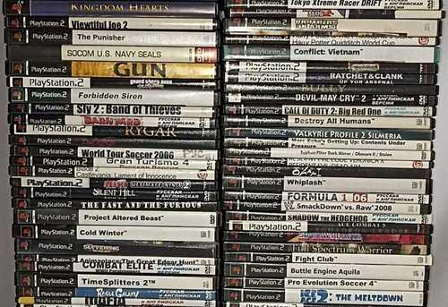 Игры диски на Sony Playststion 2.Коллекция