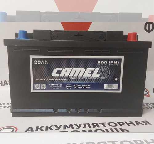 Аккумулятор Camel AGM 80 Ah 800 A для Start/Stop