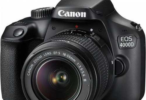 Фотоаппарат Canon EOS 4000D Kit 18-55 III