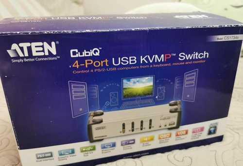 Переключатель aten KVM Switch CS1734B-A7-G 4