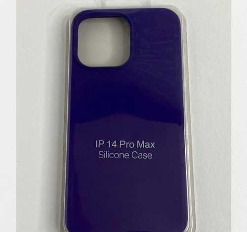 Чехол на iPhone 14 pro max силикон фиолетовый