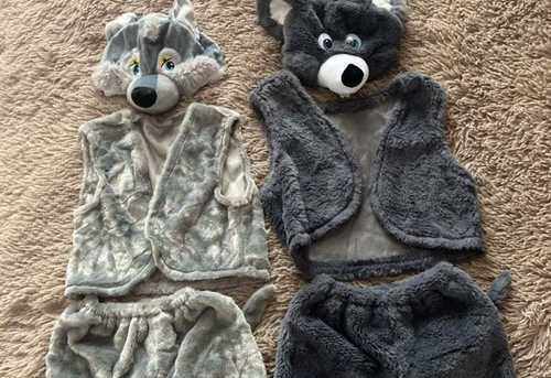 Новогодний костюм волка и мышки