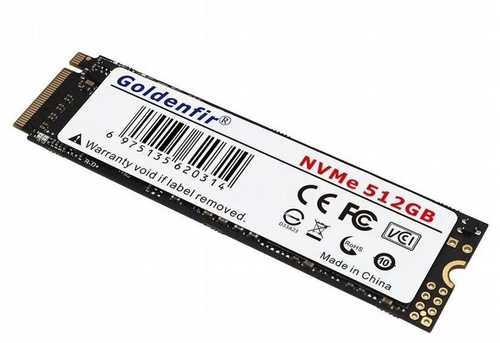 SSD накопитель Goldenfir M.2 nvme 512гб