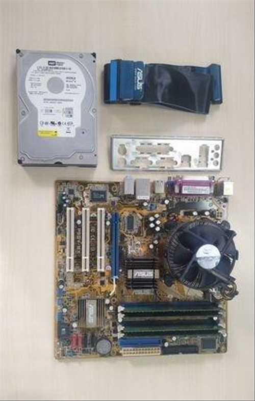 Asus P5GV-MX + Pentium 4 + Память 2Гб + HDD 320 Гб