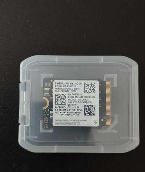SSD диск Samsung PM991A 1Tb/512Gb NVMe 2230