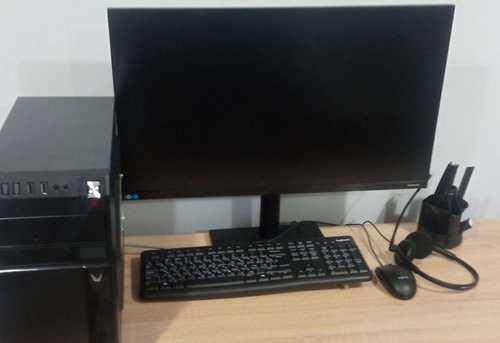 Пк iRU City 101 Core i5-12400+монитор Samsung 27"