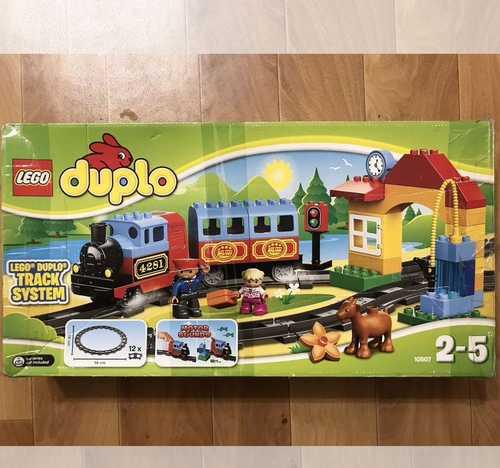 Lego duplo Поезд, переезд, мост