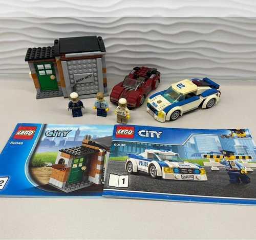 Lego City 60138 Стремительная погоня сарай из60046