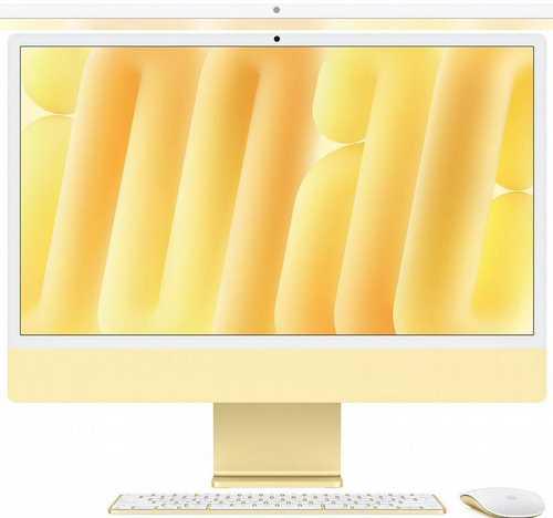 Apple iMac 24" M4 CPU 8-Core, GPU 8-Core, 16GB, 256GB, 2024 Yellow mwud3