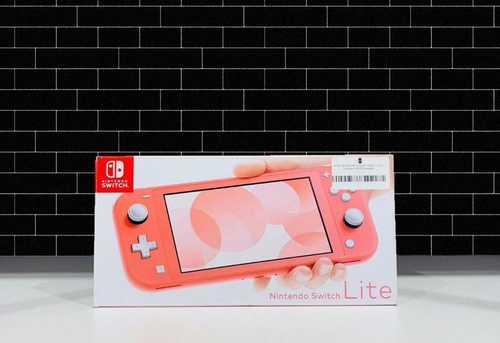 NEW прошитый Nintendo switch lite розовый + 128гб