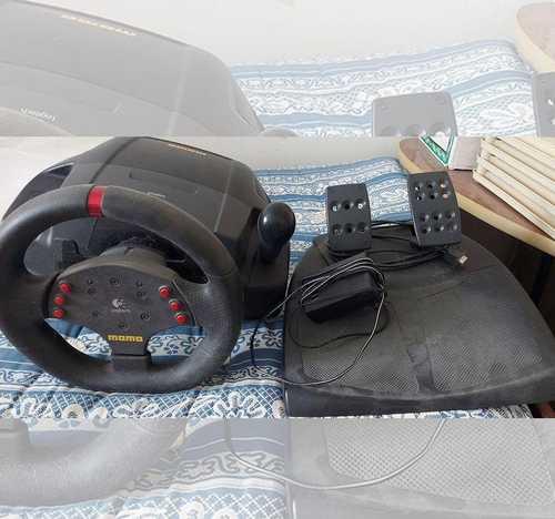 Игровой руль logitech momo racing