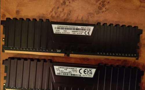 Озу DDR4 2400mhz 16gb (2x8)