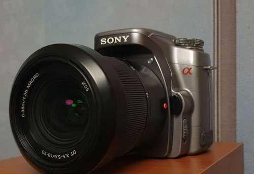 Зеркальный фотоаппарат Sony dslr-A100