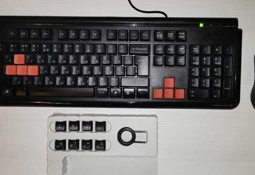 Игровая набор клавиатура мышь A4tech X7
