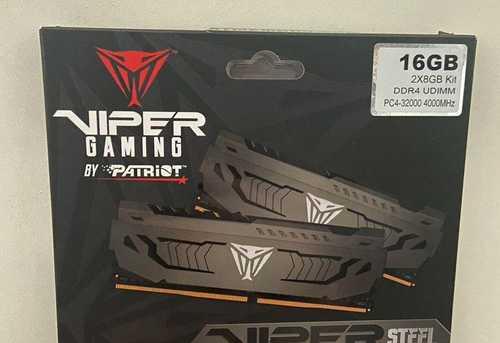 Озу Patriot Viper Steel DDR4 16GB 4000MHz CL16