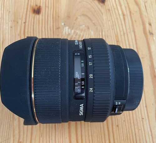 Sigma AF 12-24 mm f/4.5-5.6 EX DG HSM для Canon EF