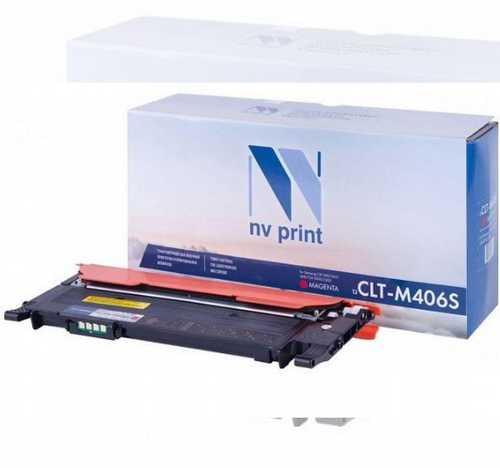 Тонер-картридж NV-Print CLT-M406S Magenta для Sams