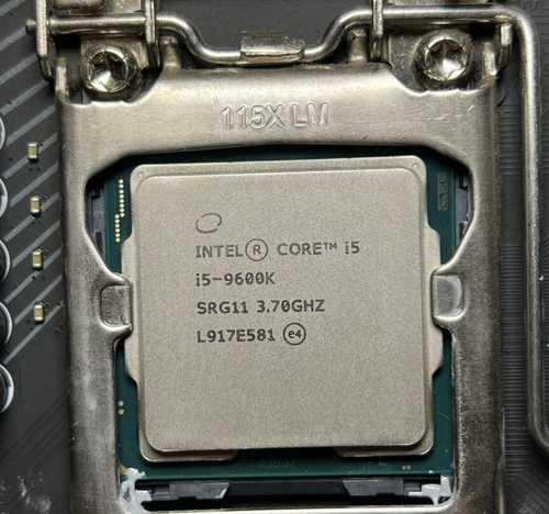 Процессор intel core i5 9600k lga 1151v2