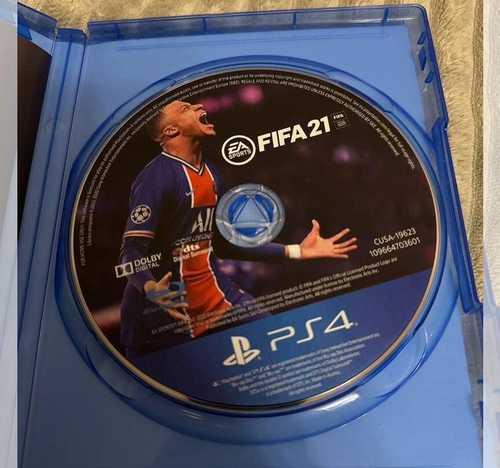 Fifa 21 ps4 диск