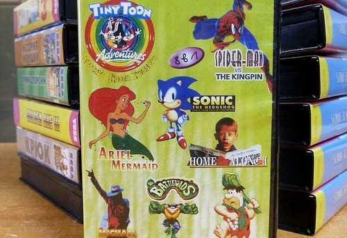 Сборник 16-бит (Sega) 8 в 1: Tiny Toon, Sonic и др