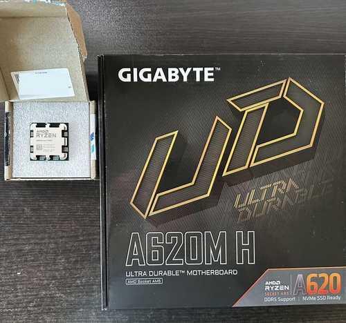 Комплект Ryzen 5 7500F / gigabyte A620M H